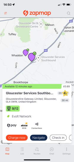 Evolt Charging network guide - Zapmap